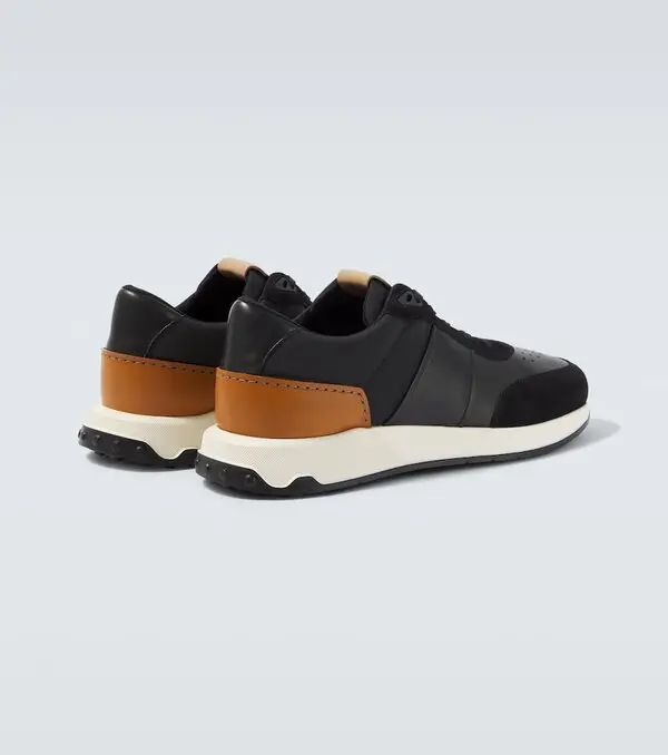 TOD'S Leather Sneakers - Black