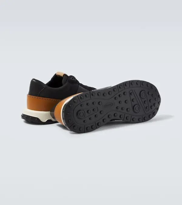 TOD'S Leather Sneakers - Black