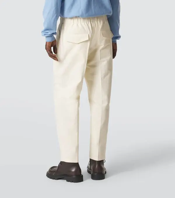 JIL SANDER Cotton Tapered Pants