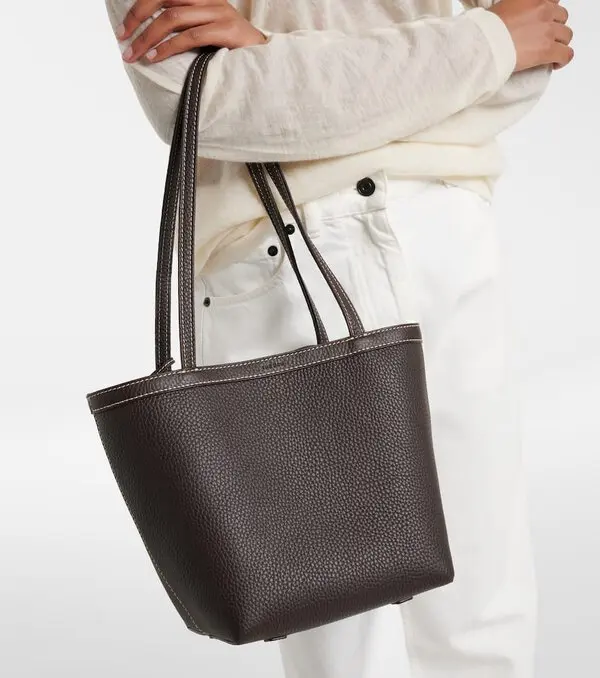 THE ROW Park Medium Leather Shoulder Bag