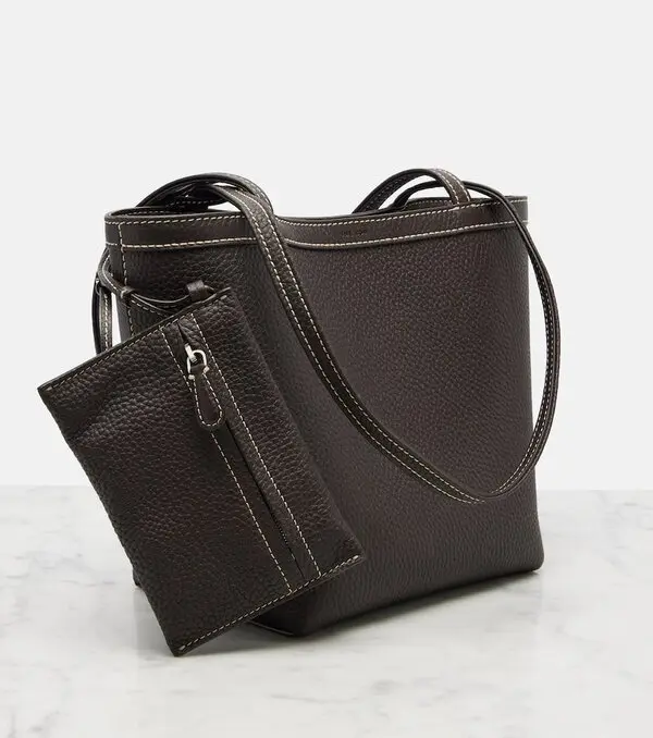 THE ROW Park Medium Leather Shoulder Bag