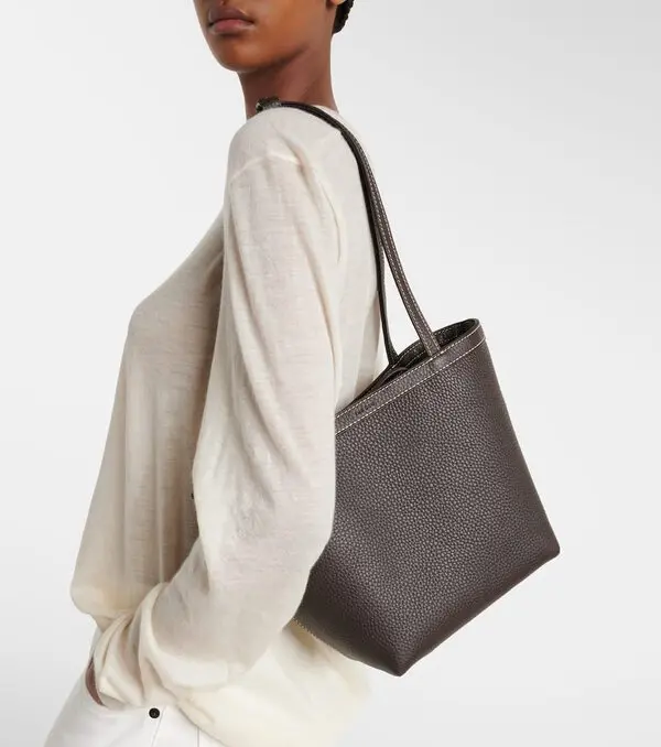 THE ROW Park Medium Leather Shoulder Bag