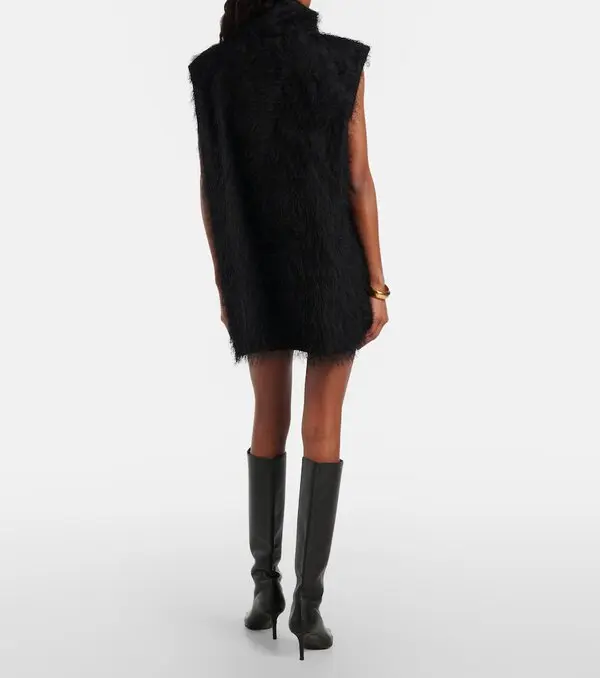 THE FRANKIE SHOP Lancy Fringed Mini Dress