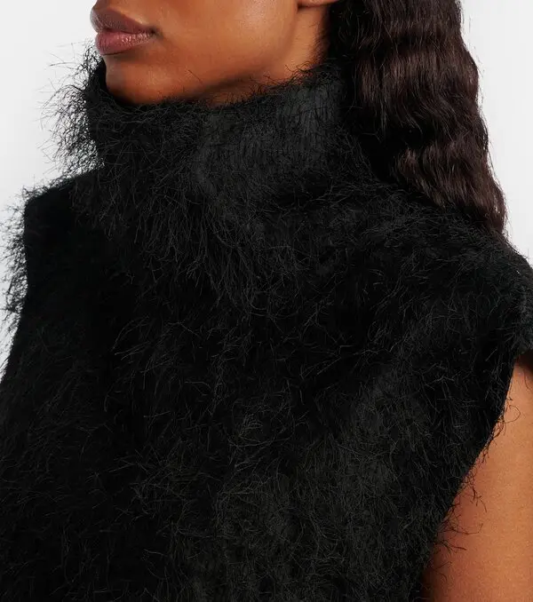 THE FRANKIE SHOP Lancy Fringed Mini Dress