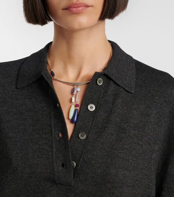 Isabel Marant Étoile Belted Polo Dress - Grey
