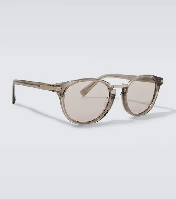 Zegna Round Frame Sunglasses - Brown