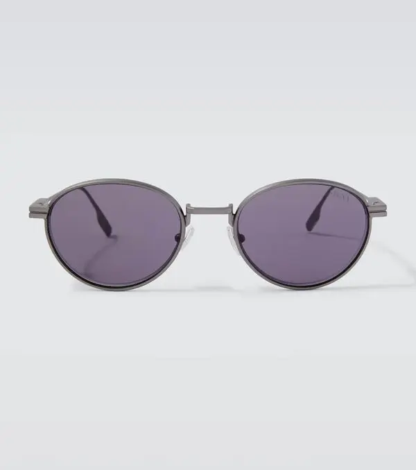 Zegna Round Frame Sunglasses - Grey