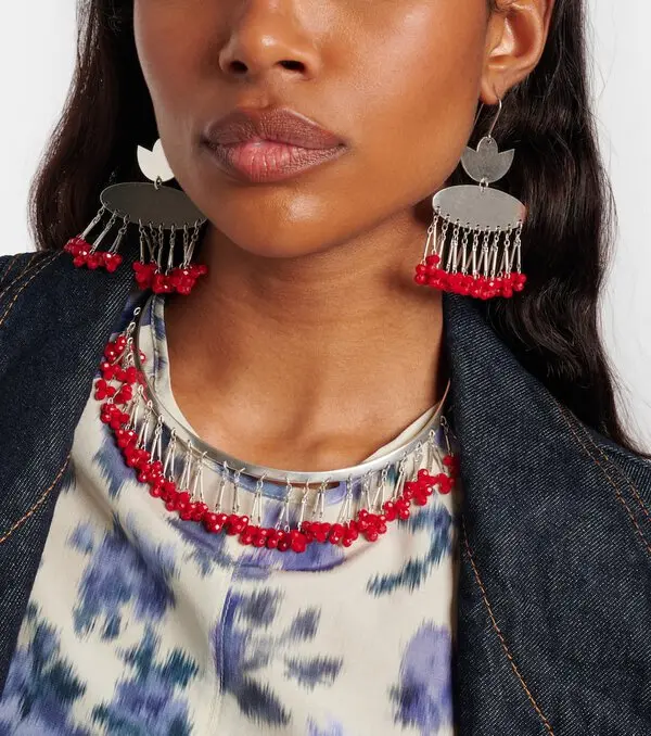 Isabel Marant Beaded Drop Earrings
