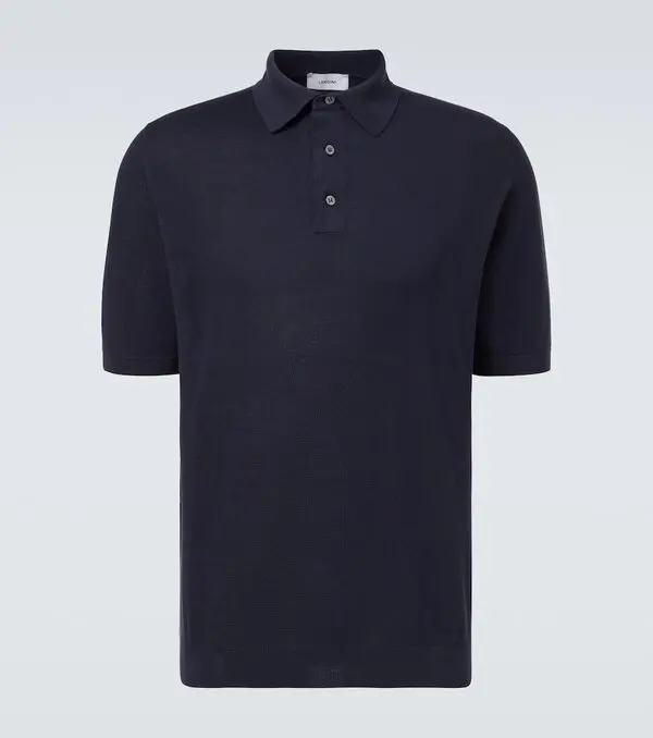 LARDINI Cotton Piqué Polo Shirt