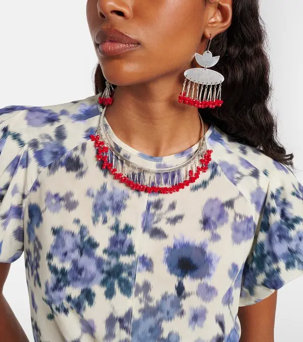Isabel Marant Étoile Beaded Choker - Silver