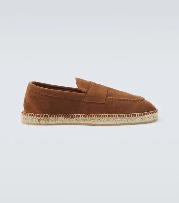 LARDINI Suede Espadrilles - Brown