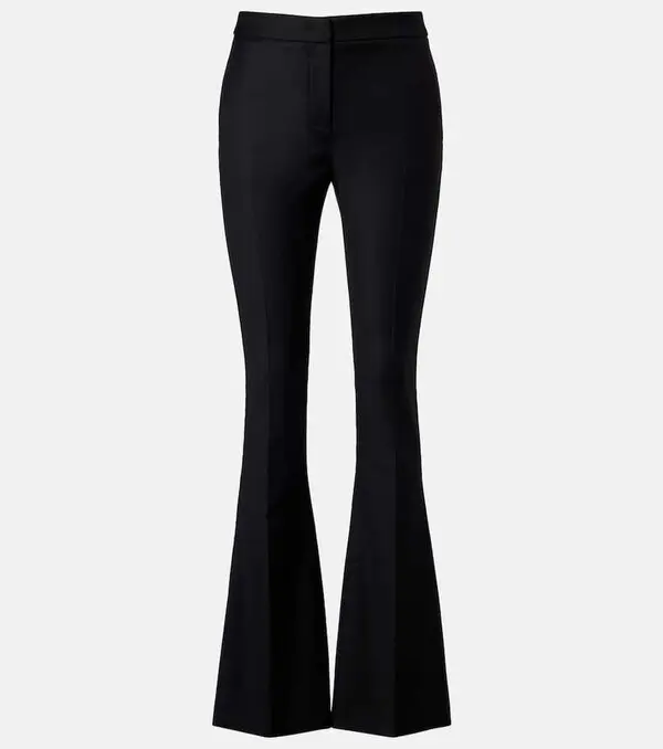 Blumarine Pleated Flared Trousers
