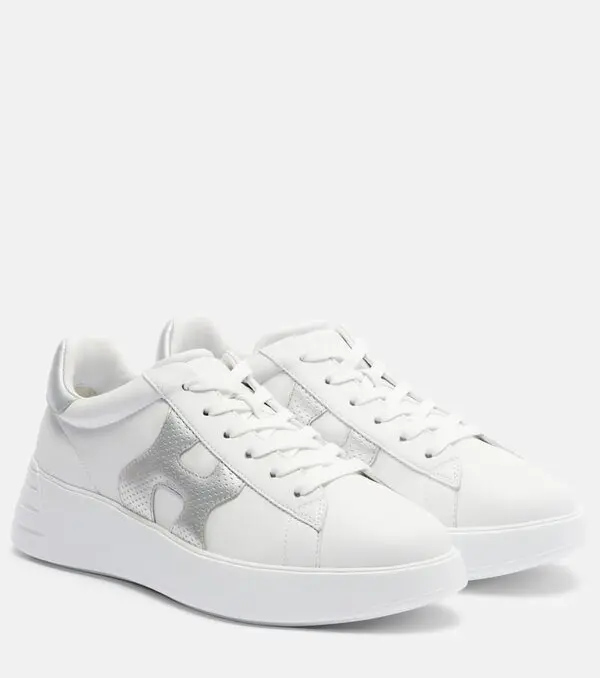 Hogan Rebel Leather Platform Sneakers