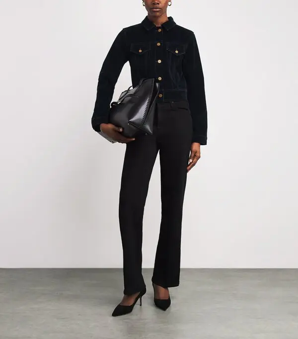 Paige Velvet Chantel Jacket - Black