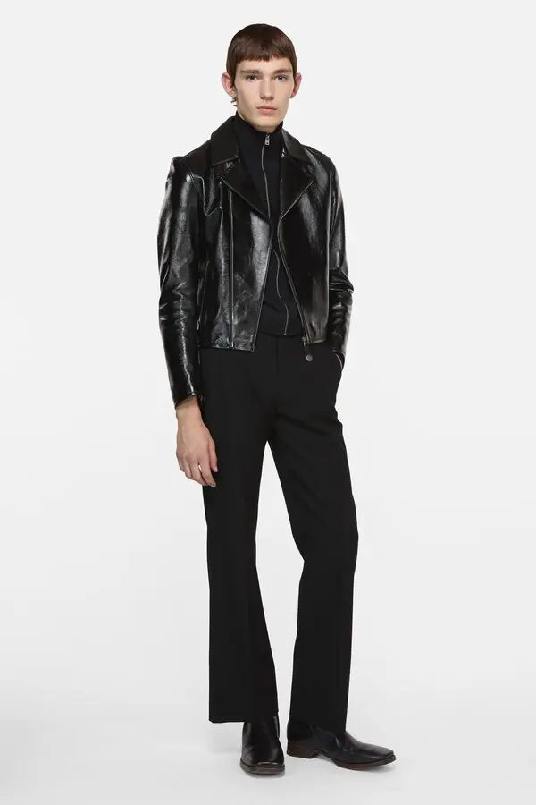Acne Studios Leather Biker Jacket