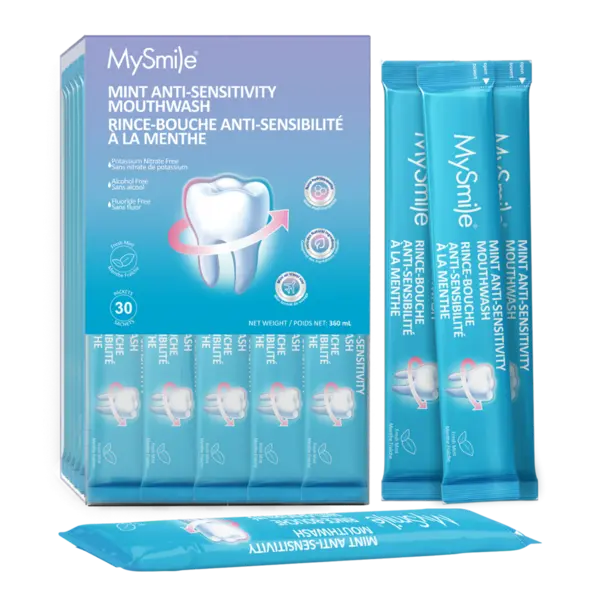 MYSMILE Nano-hydroxyapatite Portable Mouthwash For Sensitive Teeth - One-color