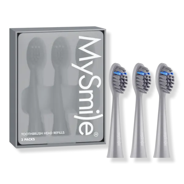 MYSMILE Dy156 Electric Toothbrush Replacement Heads - Gray