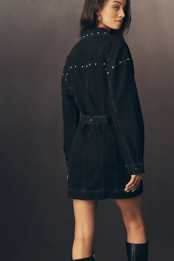 white christmas dresses Kingsley Dress - Black Denim