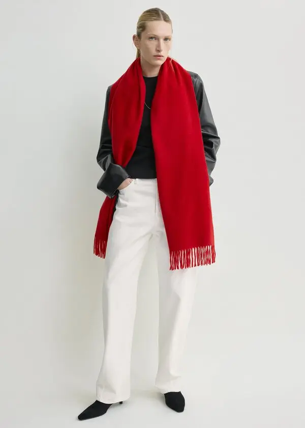 TOTEME Cashmere Scarf - Red