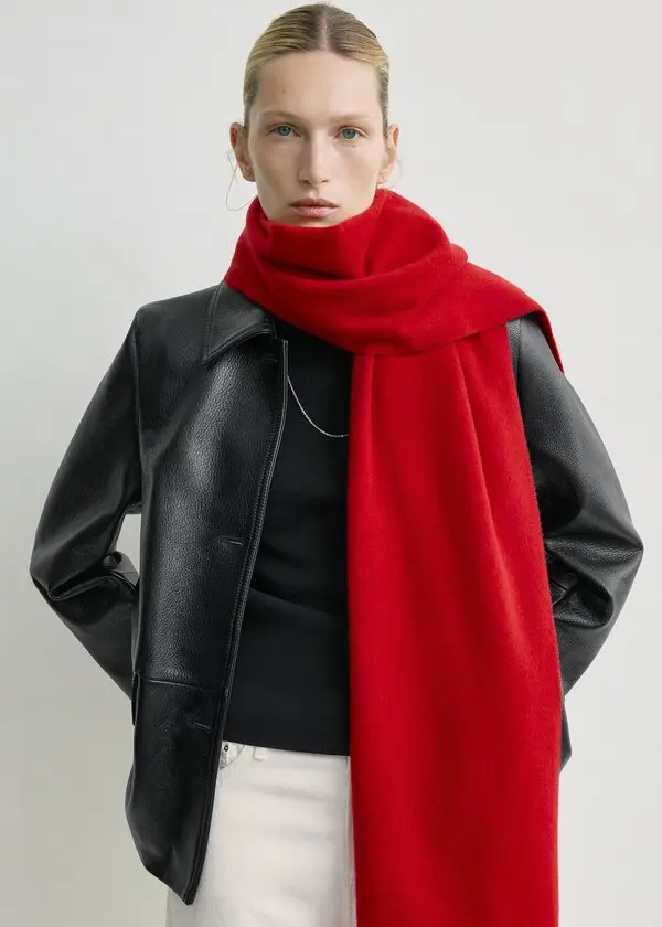 TOTEME Cashmere Scarf - Red