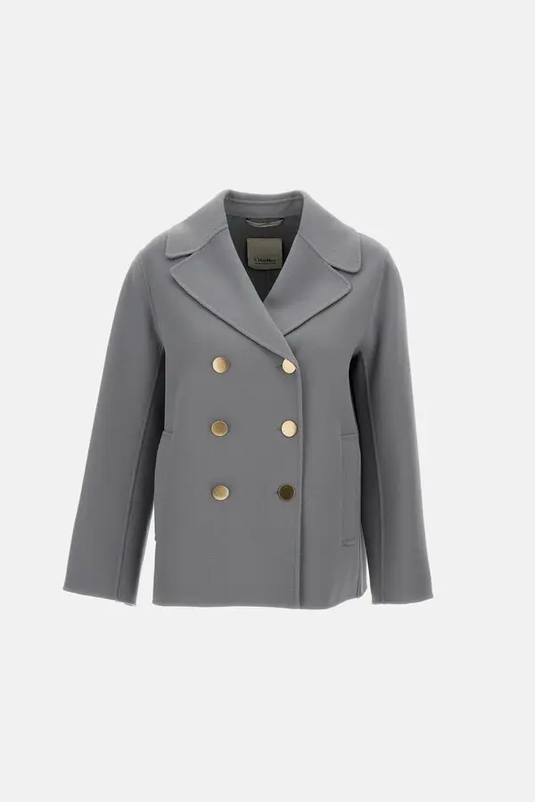 Max Mara Margot Double-breasted Coat - Grey