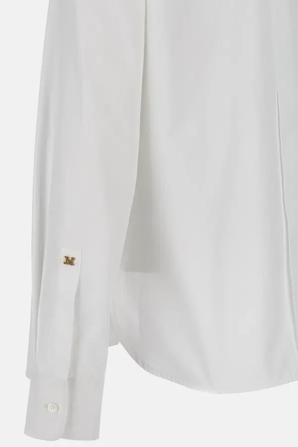 Max Mara Straight-cut Cotton Poplin Shirt