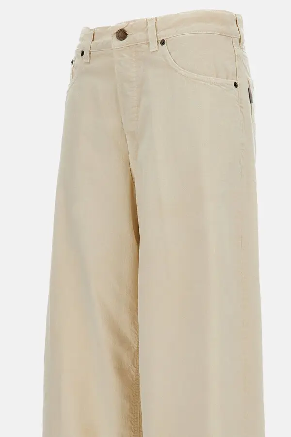 HAIKURE Bethany Twill Wide Leg Pants