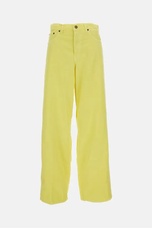 HAIKURE Bethany Twill 45 Trousers - Giallo