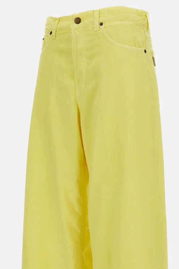 HAIKURE Bethany Twill 45 Trousers - Giallo