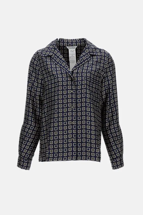 Max Mara Printed Silk Shirt - Multicolor