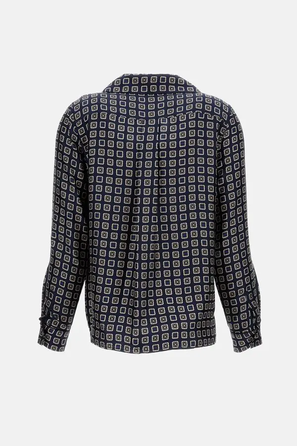 Max Mara Printed Silk Shirt