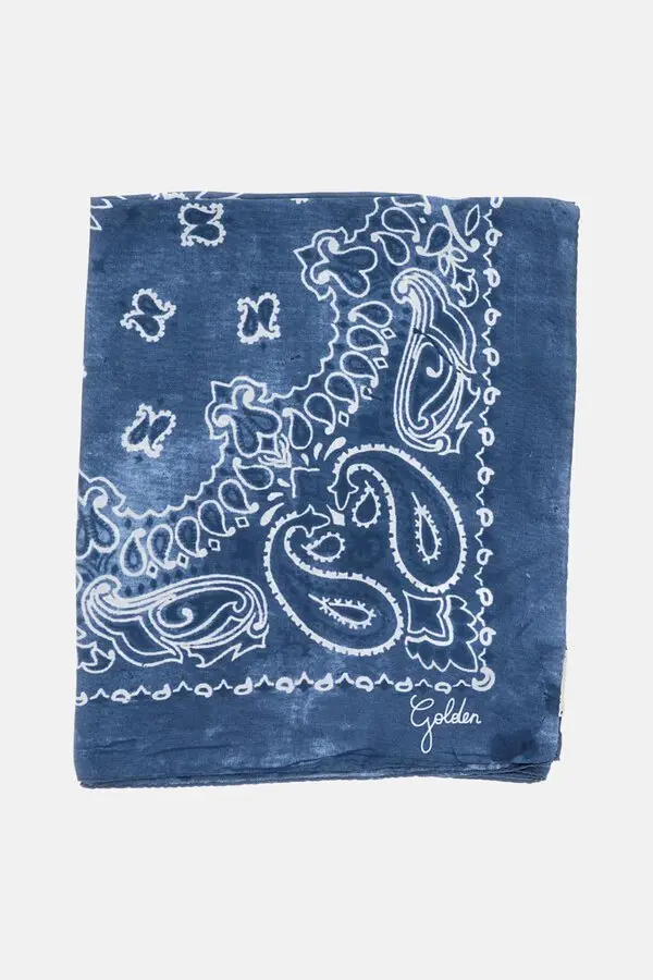 GOLDEN GOOSE Scarf - Blue