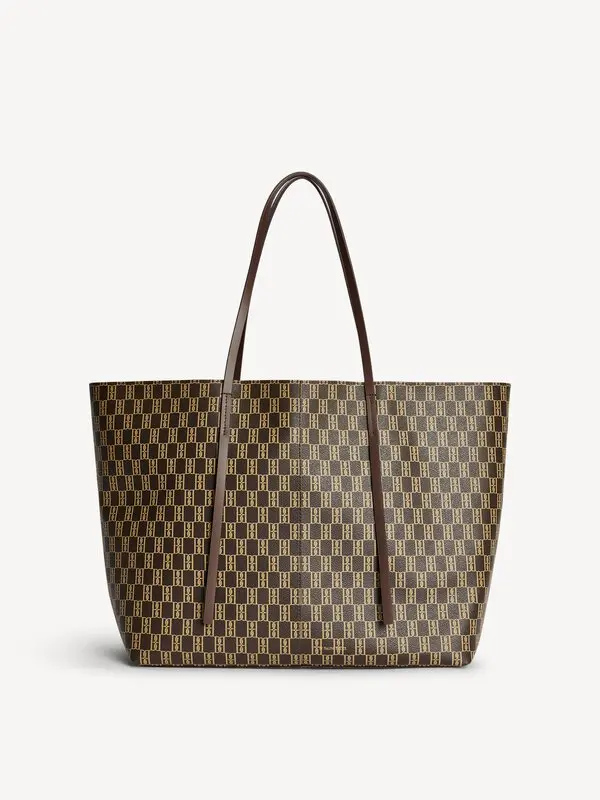 BY MALENE BIRGER Abi Monogram Tote Bag - Shale