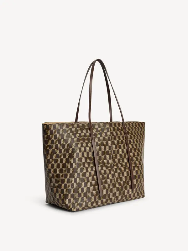 BY MALENE BIRGER Abi Monogram Tote Bag - Shale