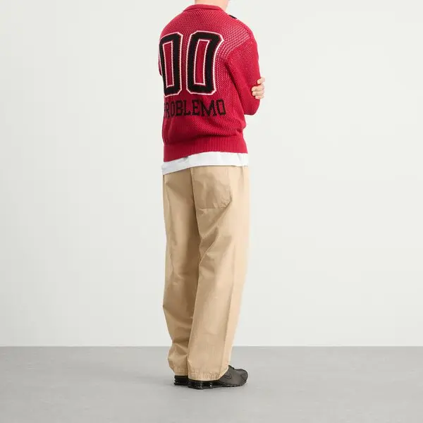 NO PROBLEMO Nyp Sports Crochet Zip Cardigan