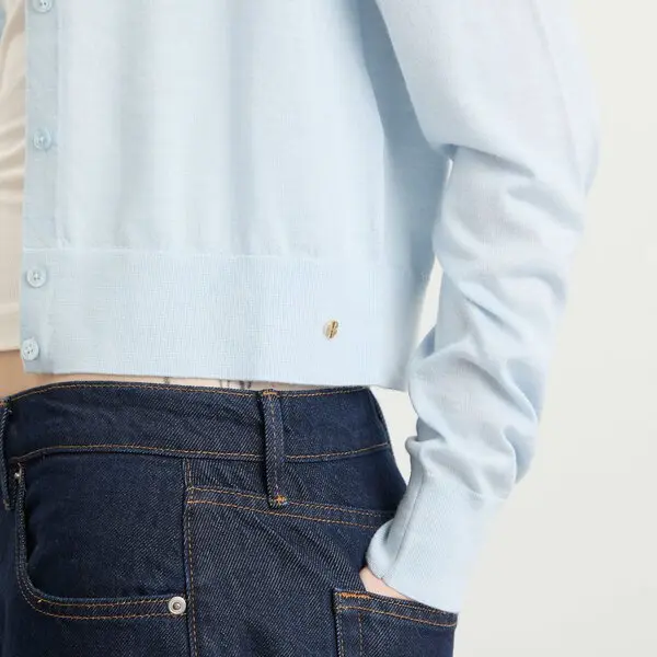 ANINE BING Moni Crop Cardigan