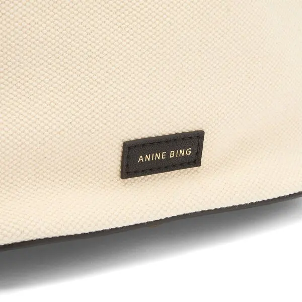 ANINE BING Mini Alana Bucket Bag - Beige