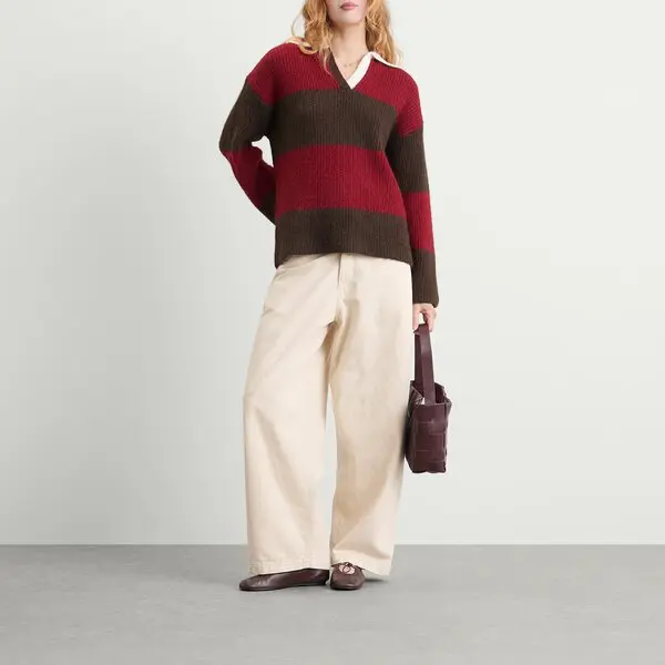 4TH & RECKLESS Ruby Striped Jumper