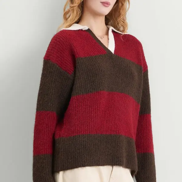 4TH & RECKLESS Ruby Striped Jumper