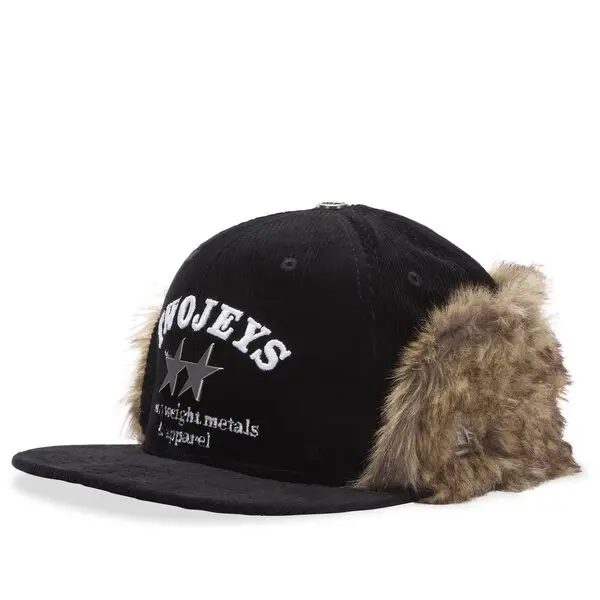 TWOJEYS X New Era 59fifty Downflap Cap - Corduroy Black