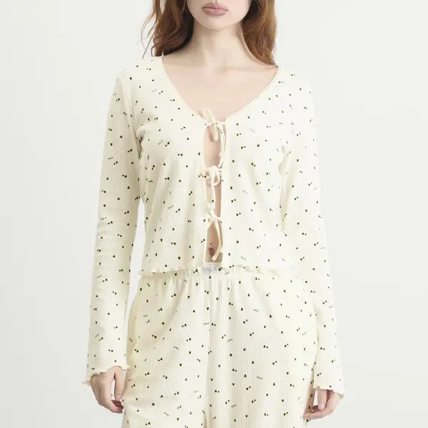 TALA Sleep Lounge Tie Cardigan