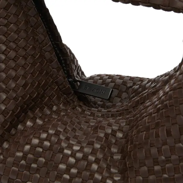 ST. AGNI Lattice Weave Mini Bon Bon Bag
