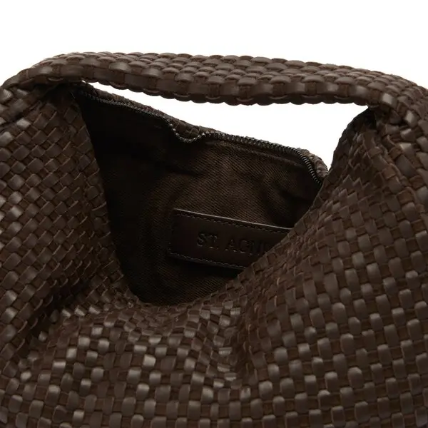ST. AGNI Lattice Weave Mini Bon Bon Bag