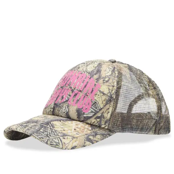 BILLIONAIRE BOYS CLUB Diamonds And Dollars Tree Arch Logo Trucker Cap - Camo