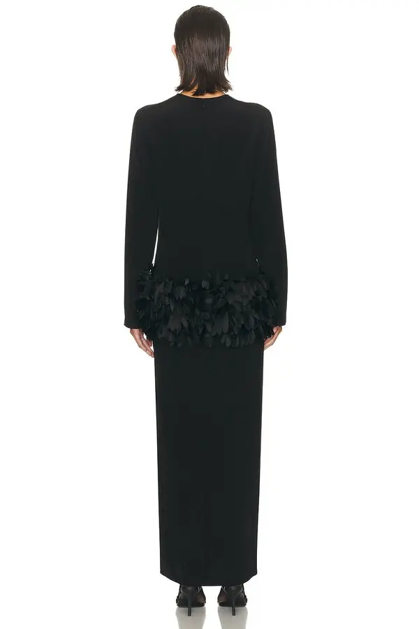 TOTEME Petal Dress - Black
