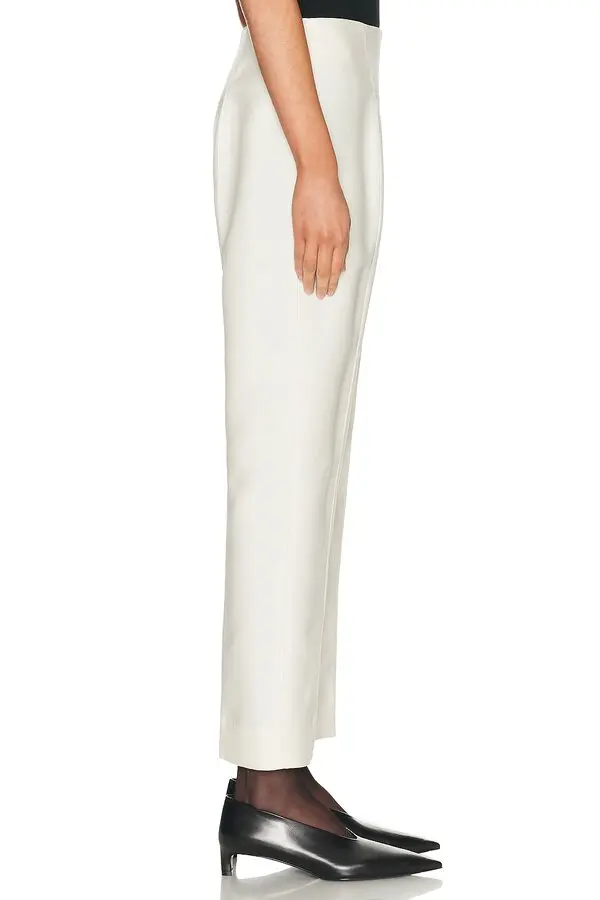TOTEME Slim Evening Trouser - Ecru