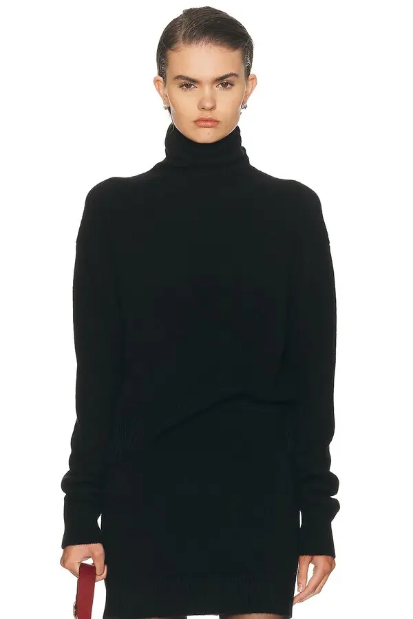 Sprwmn Cashmere Long Sleeve Turtleneck Sweater