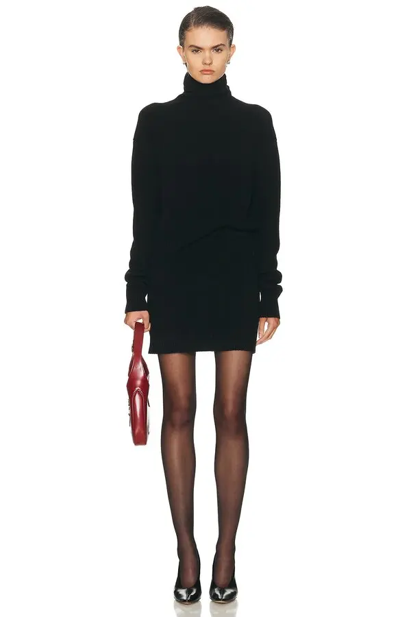 Sprwmn Cashmere Long Sleeve Turtleneck Sweater