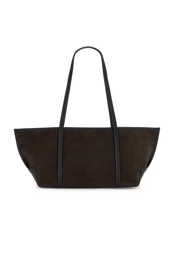ST. AGNI Slim Bateau Tote Bag - Coffee