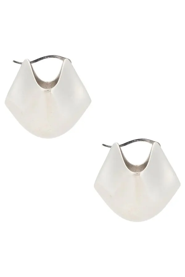 Khaite Lotus Medium Earrings - Silver